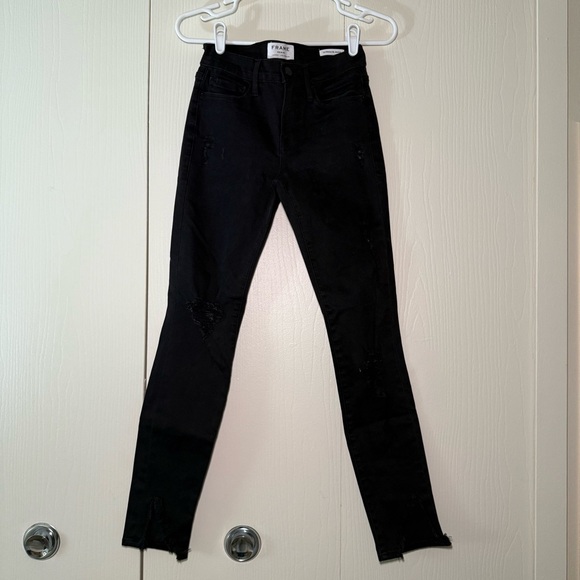 Frame Denim | Jeans | Frame Black Jeans Le Skinny De Jeanne | Poshmark